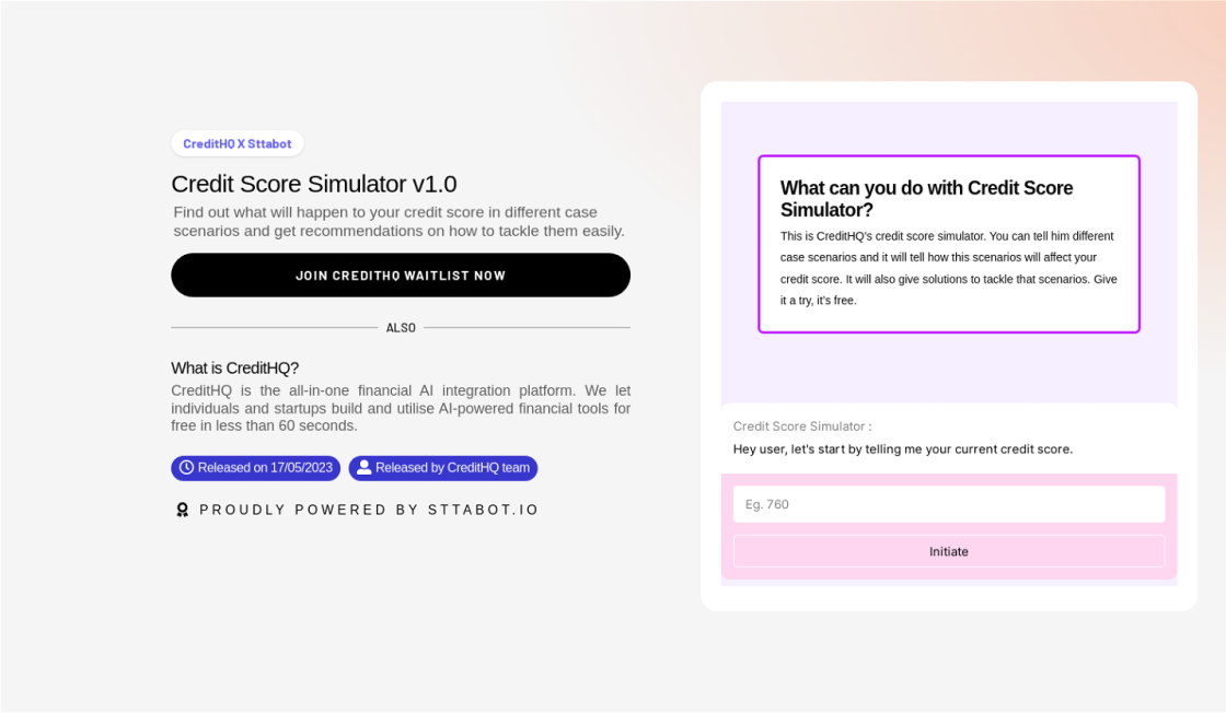 Credit Score Simulator Ai: Alternatives, Pricing, And Information | Gpttool
